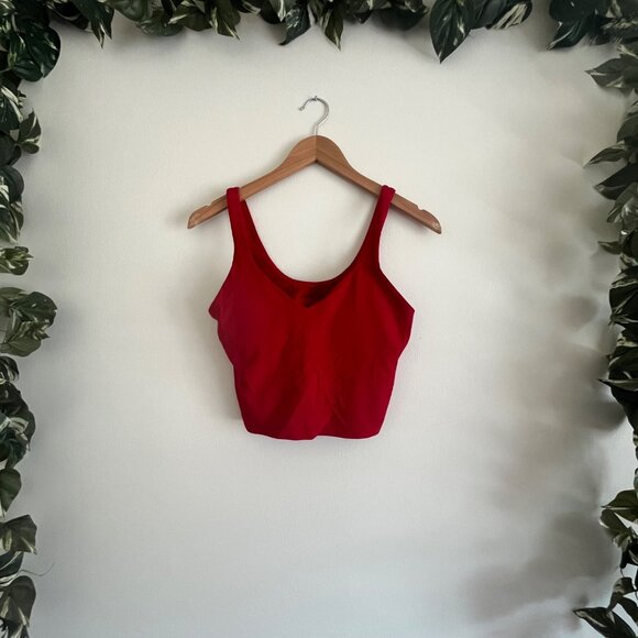 lululemon athletica | Tops | Lululemon Athletic Align Tank Top Dark Red ...
